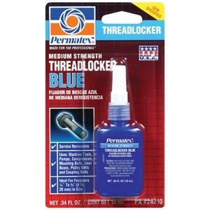 Medium Strength Threadlocker Blue - 10 mL Bottle | R and R Wholesale