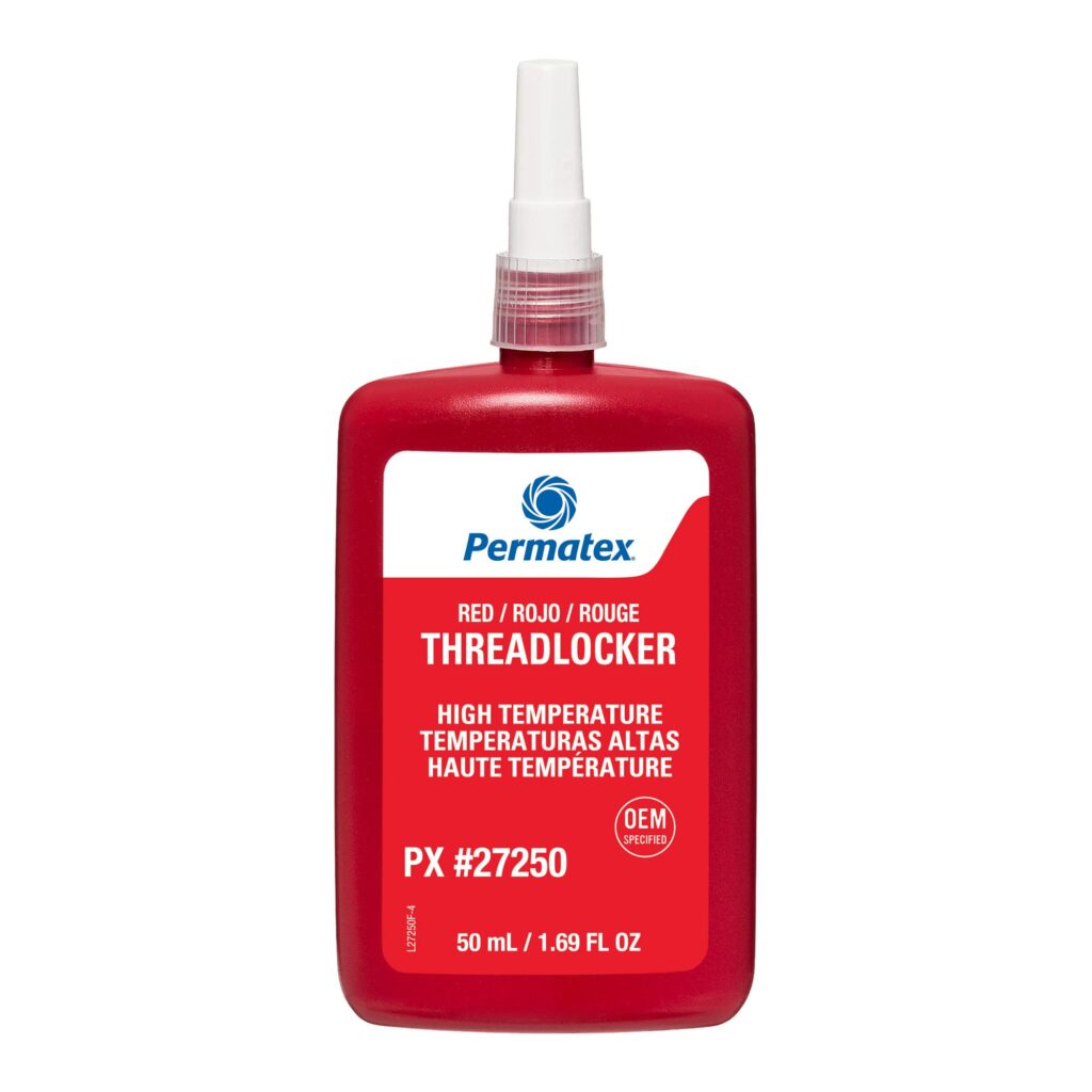 High Temperature Threadlocker Red - 50 mL Bottle - R and R Wholesale