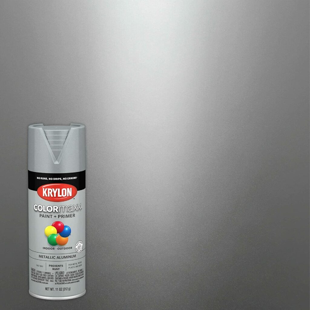COLORmaxx Paint & Primer - 16 oz. Metallic Aluminum (6/case) - R and R ...