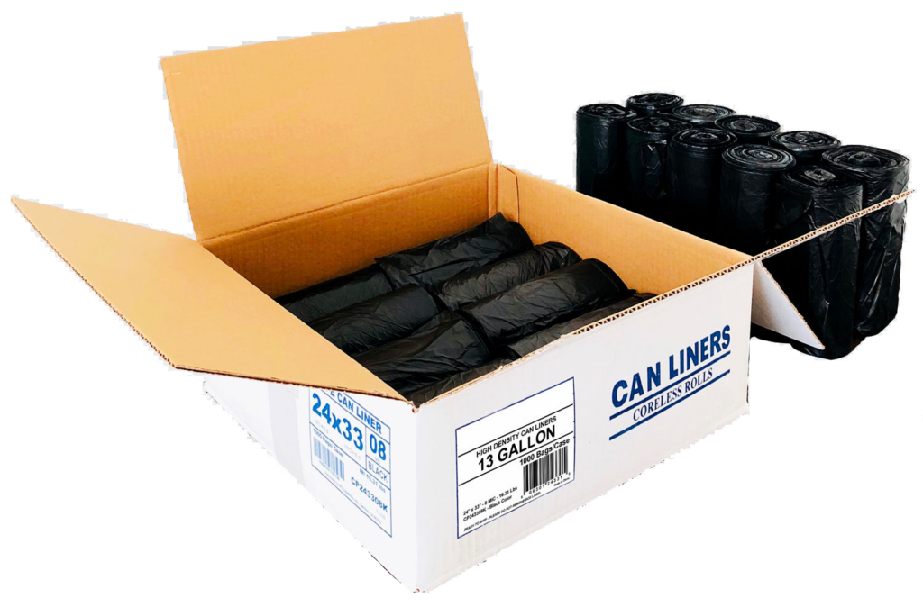 Small Black 12-16 Gal Trash Bag - R and R Wholesale