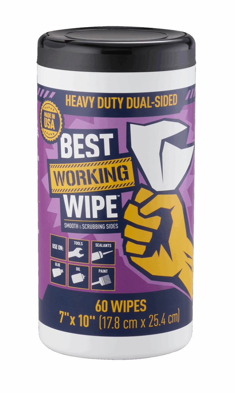 Best Working Wipe Heavy Duty Dual Sided Wipe 6/cs - R and R Wholesale